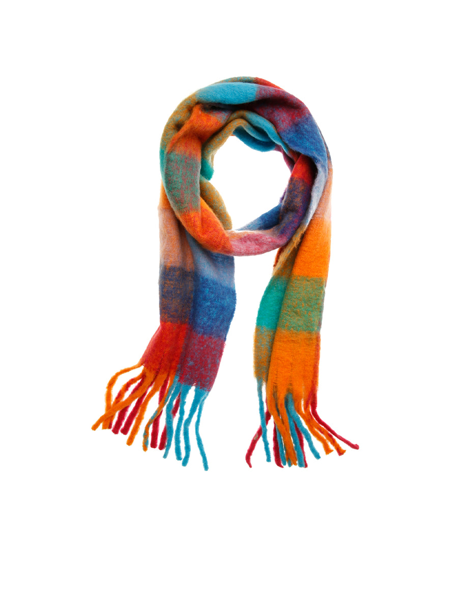 BRIGHT CHECK SCARF – My Size